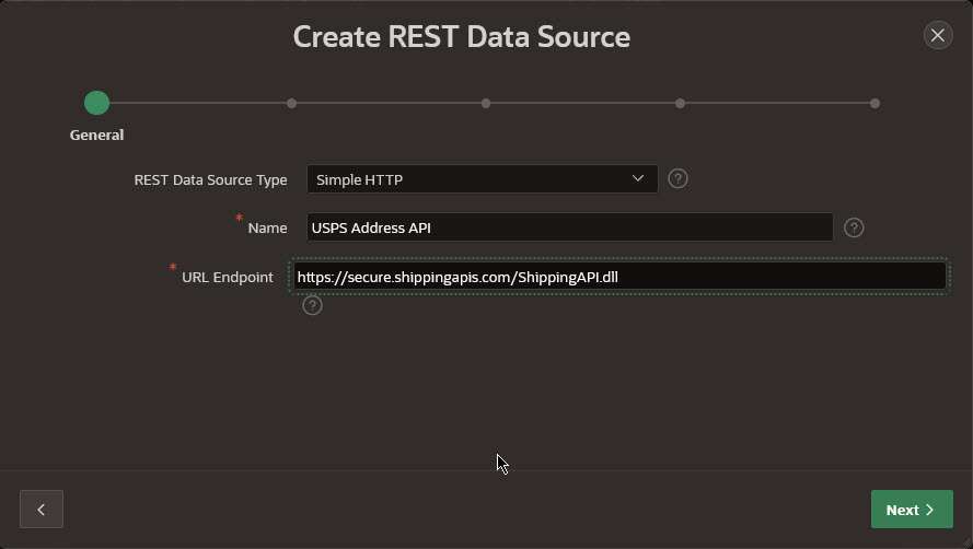 Integrating APEX and US. Postal Services Web Tools API - Part 1 - # ...