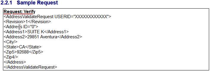 Integrating APEX and US. Postal Services Web Tools API - Part 1 - # ...
